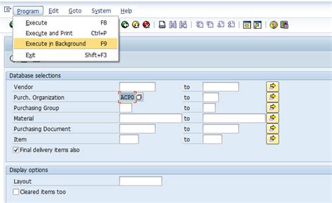 Periodically Auto Generation Of Report In Backgrou SAP Community