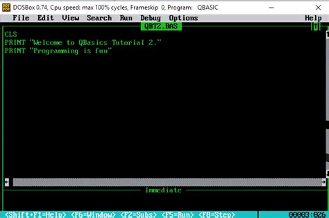 qbasic tutorial 2 cls ~ elitcode learning starts here