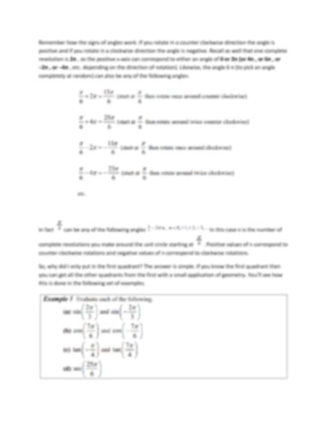 SOLUTION Calculus Trig Functions Studypool