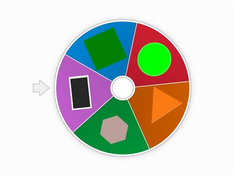 Geometrical Shape Wheel Spin The Wheel