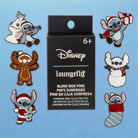 Loungefly X Disney Lilo And Stitch Holiday Stitch Blind Box Mystery Pi