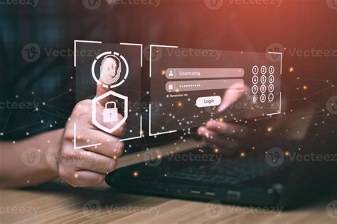 Login And Password Cyber Security Concept Data Protection And Secure Internet Access Cyber