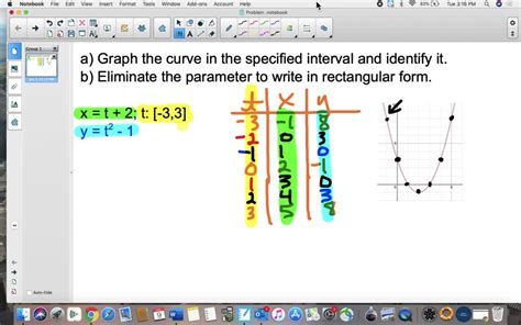 solved for exercises 7 through 18 a graph the curves defined by the