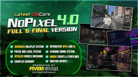 QBCore NoPixel O FULL FINAL VERSION NoPixel Inspired Full Server Out For Sale