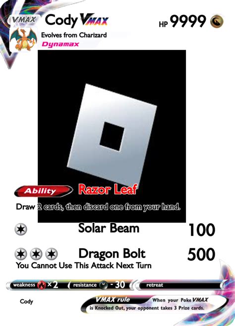 Cody Vmax Pokecardmaker