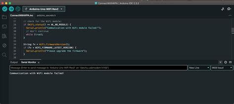 Arduino Uno Wifi Rev 2 Not Connecting To WiFi Programming Arduino Forum
