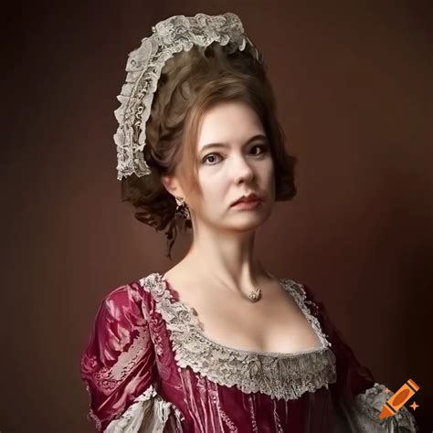 Close Up Of A Fantasy Queen In A Rococo Dress On Craiyon