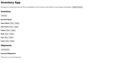 Github S Makrodinventoryapp An Inventory App Built For The Shopify Backend Intern Challenge