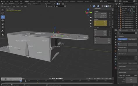 Animation Parenting Bones Issue Folding A Package Blender Stack Exchange