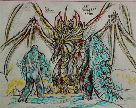 How To Draw Godzilla Vs Kong