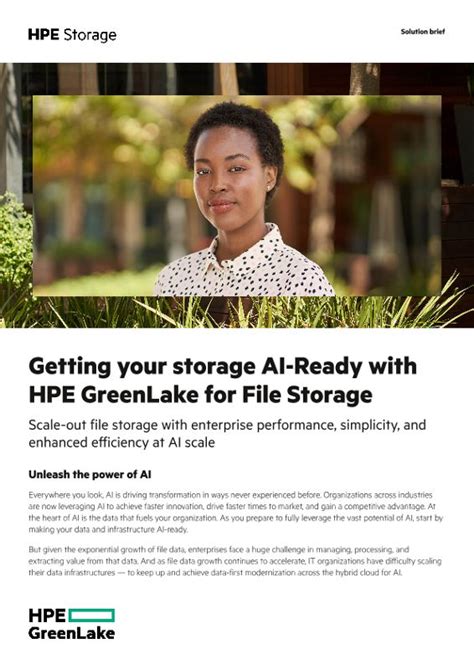 Ian Dorrell On Linkedin Getting Your Storage Ai Ready With Hpe Greenlake For File Storage