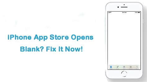 IPhone App Store Opens Blank Ways To Fix It