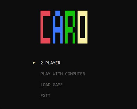 Github Hoangminh Nguyencaro Project A Caro Game For 2 Players In
