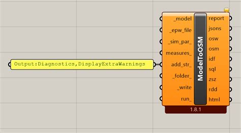 Output Diagnostics Honeybee Ladybug Tools Forum