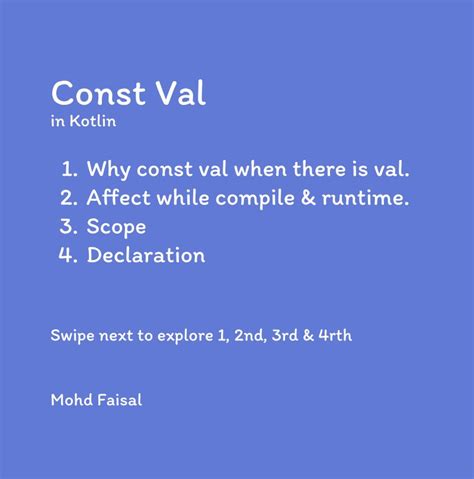 Mohd Faisal On Linkedin Constval Kotlin Java Android