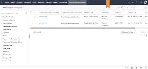 Zoho Desk CRM Combined With TeamViewer Extension