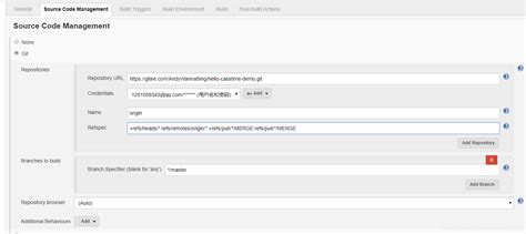 码云 Gitee Jenkins 配置教程jenkins Refsheadsrefsremotesorigin Csdn博客