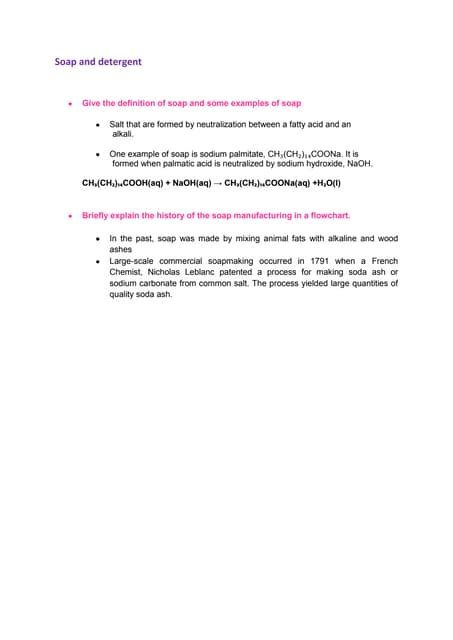 Soapless Detergent Ppt