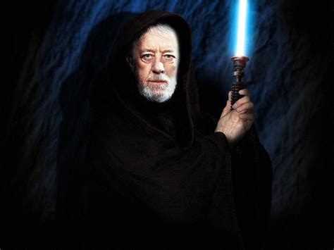 Obi Wan Kenobi Alec Guinness Lightsaber
