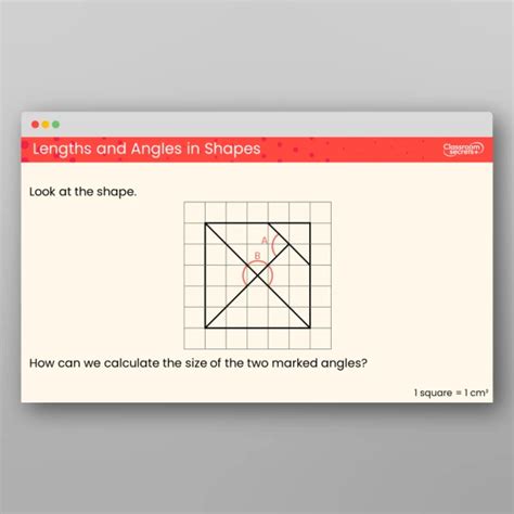 Year 5 Lengths And Angles In Shapes Mixed Activity Resource Classroom Secrets