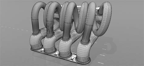 Variable Length Intake Manifold 3d Model 5 Unknown Ige Obj Sldpr Stl Free3d