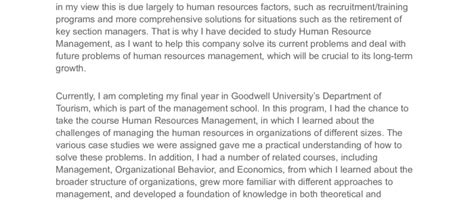 Mba Personal Statement Examples Sample ️