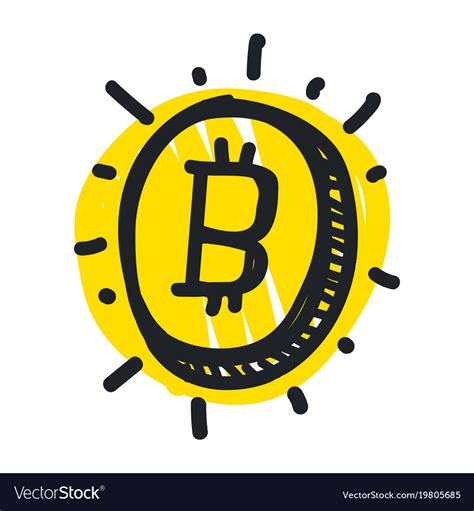 Abstract Bitcoin Technology Royalty Free Vector Image