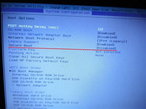 Как отключить Secure Boot в Bios Hp инструкция