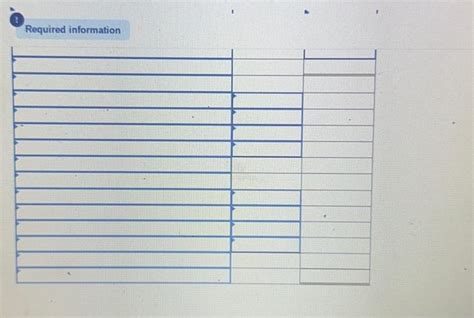 Solved Required Information P1 1 Algo Preparing An Income