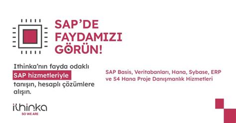 sap de faydamizi gÖrÜn ithinka information technologies