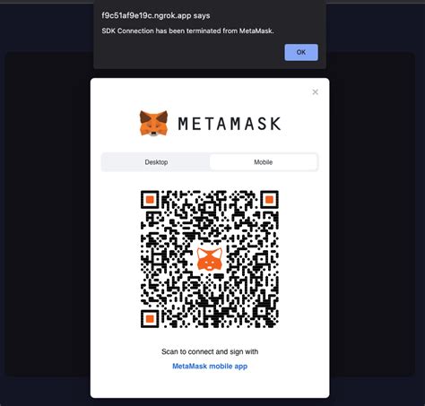 How To Handle User Canceling Connect After Scanning Qr Code Scanning