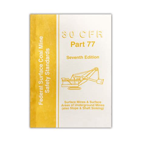 30 Cfr Part 77 Pocket Book Nd Safety Council