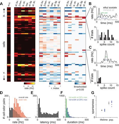 Figures And Data In Complementary Codes For Odor Identity And Intensity