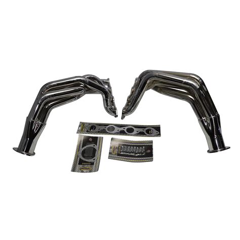 Big Block Chevy Fenderwell Headers For 1955 57 Chevy Chrome
