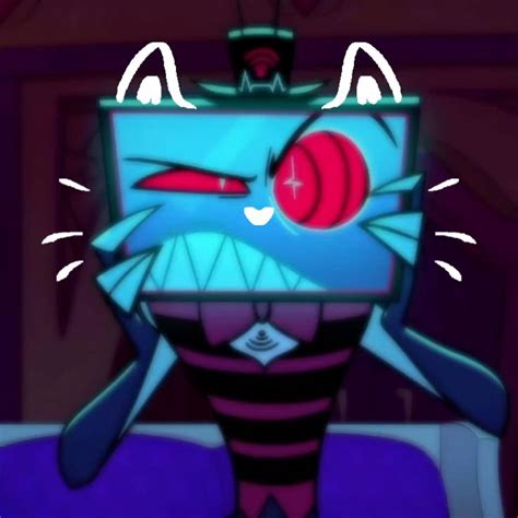 Kitty Vox Hotel Art Tv Head Vivziepop Hazbin Hotel