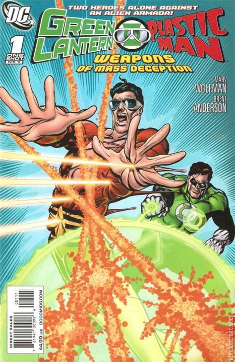 Green Lantern Plastic Man Weapons Of Mass Deception By Dc Key Collector Comics