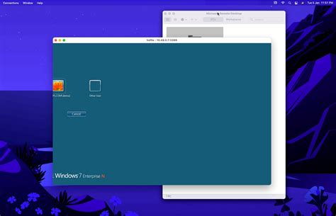 how to hide microsoft macos application when running through a rdp