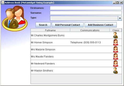 java swing web application examples decoration examples