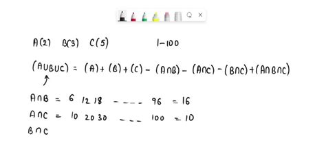Solved Using The Inclusion Exclusion Principle Find The Number Of Integers From A Set Of 1 100