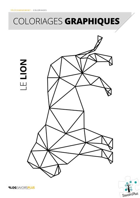 Téléchargement Coloriages Graphiques Le Blog Savoirsplus Coloriage Graphiques Animaux