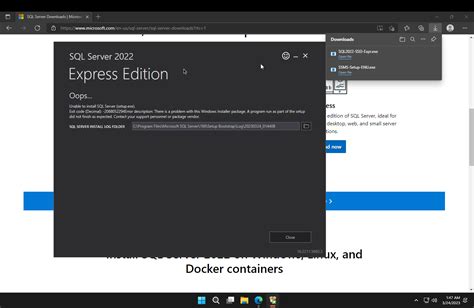 How to fix "Unable to install SOL Server (setup exel. Exit code (Decimal: -2068052294Error ...