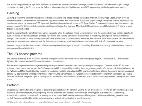 architectural comparison of object based and file based storage