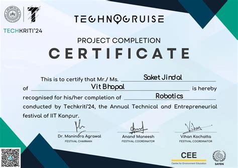 Saket Jindal On Linkedin Technocruise Robotics