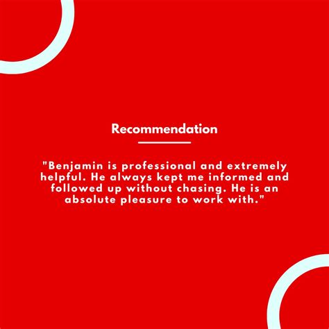 Benjamin Is Indeed A Pleasure To Work With He Has A Lot Of Empathy And