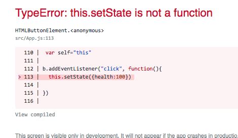 Reactjs Cannot Call This SetState In AddEventListener Function Stack Overflow