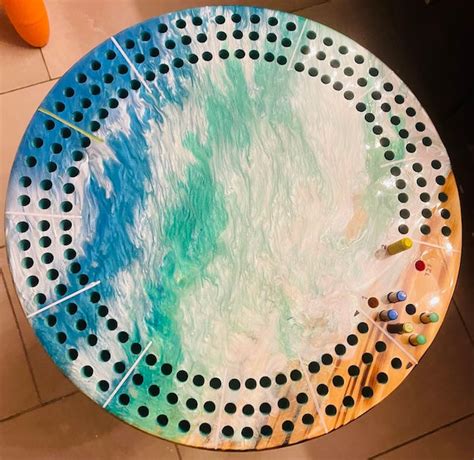 Ocean Beach Cribbage Board Cribbage King