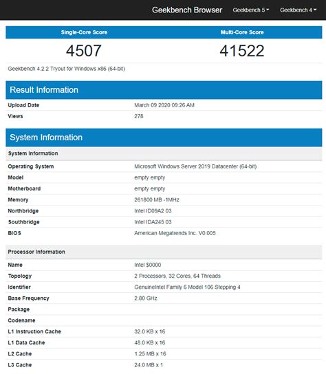 32 Core 2x 16 Intel Ice Lake Server Geekbench Benchmarks Leak 80 More Performance Than AMD