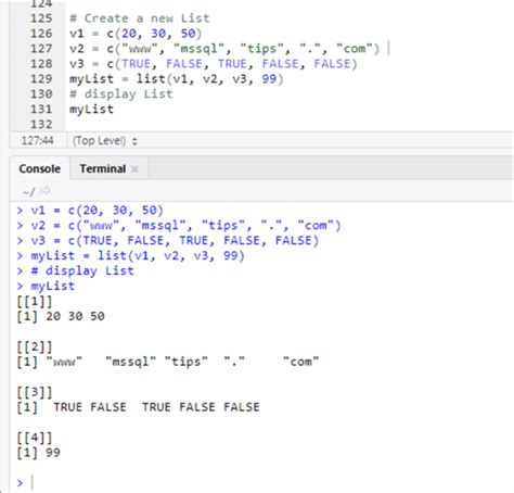 Subset In R Including List Data Frame Matrix And Vector