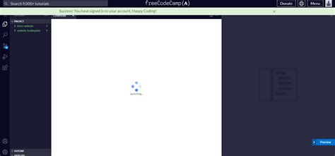 Database Boiler Plate Course Strucking On Lunaching Screen After Completeing The Courese