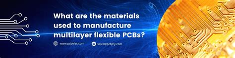 Multilayer Flexible PCB The Types Of Flex Circuits JHYPCB